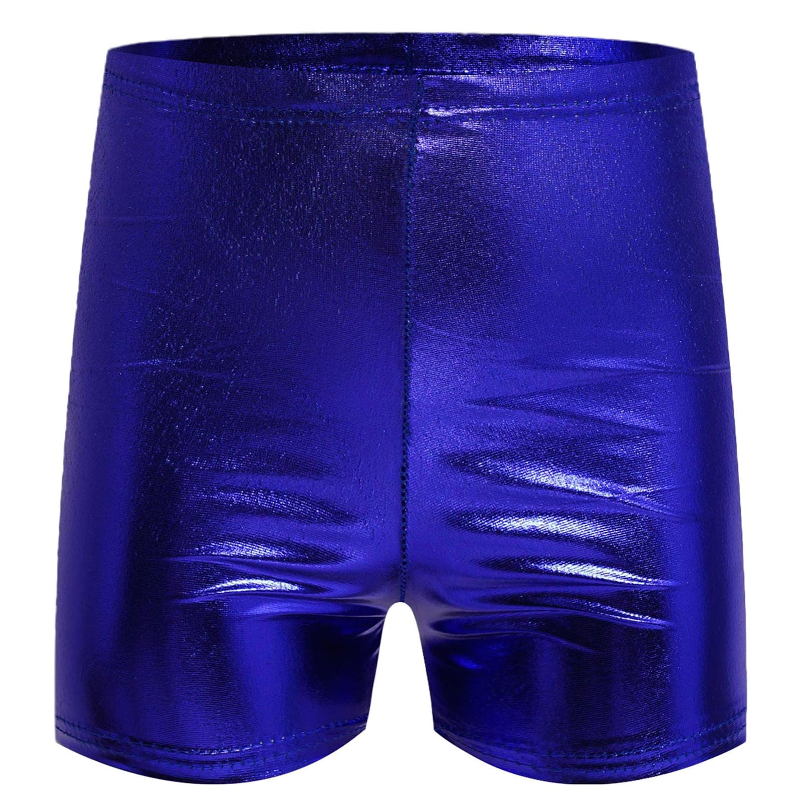 Sywiyi Girls Metallic Dance Shorts Cheerleading Dance Performance Hot ...