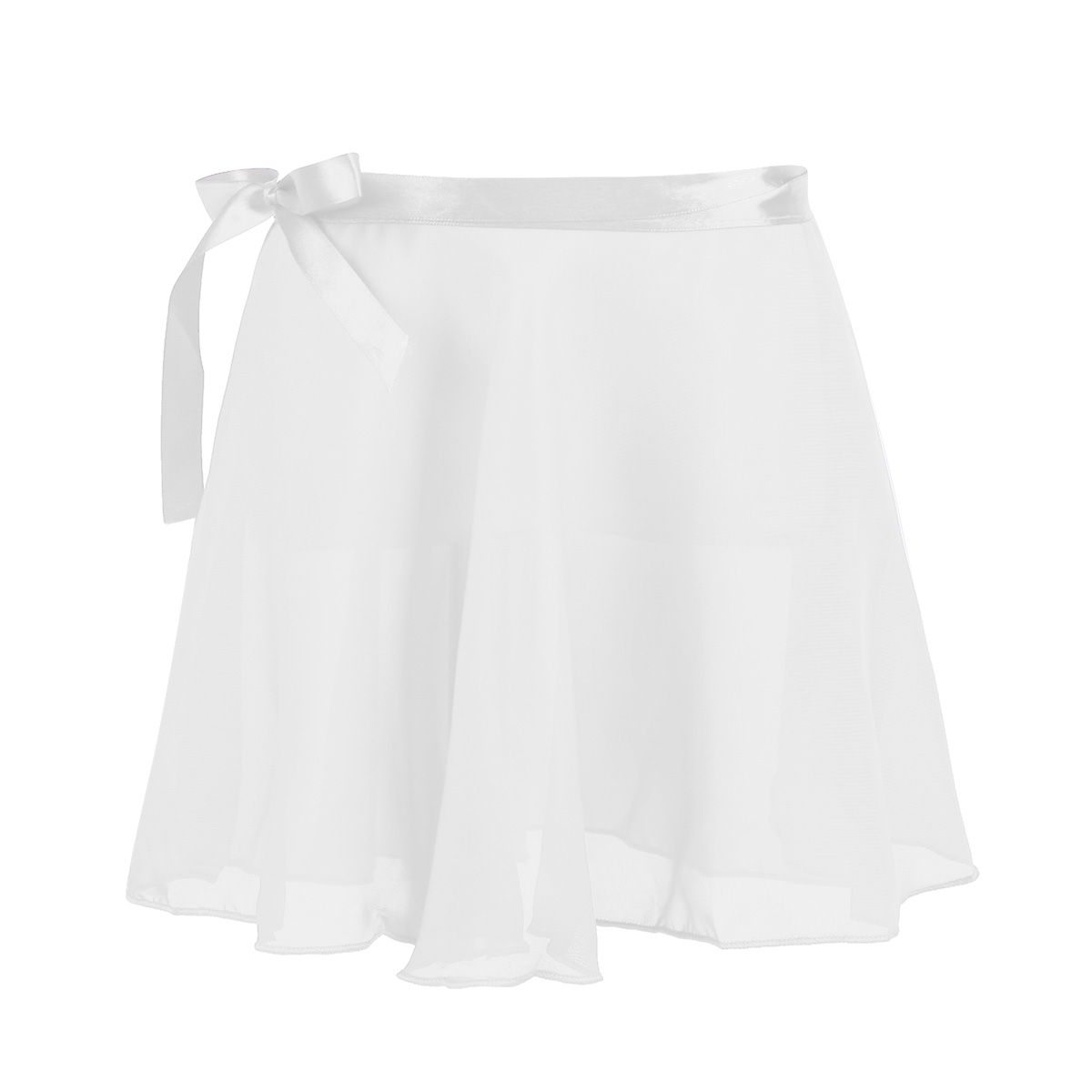 Sywiyi Kids Girls Ballet Dance Wrap Skirt Chiffon Pull-On Wrap with ...