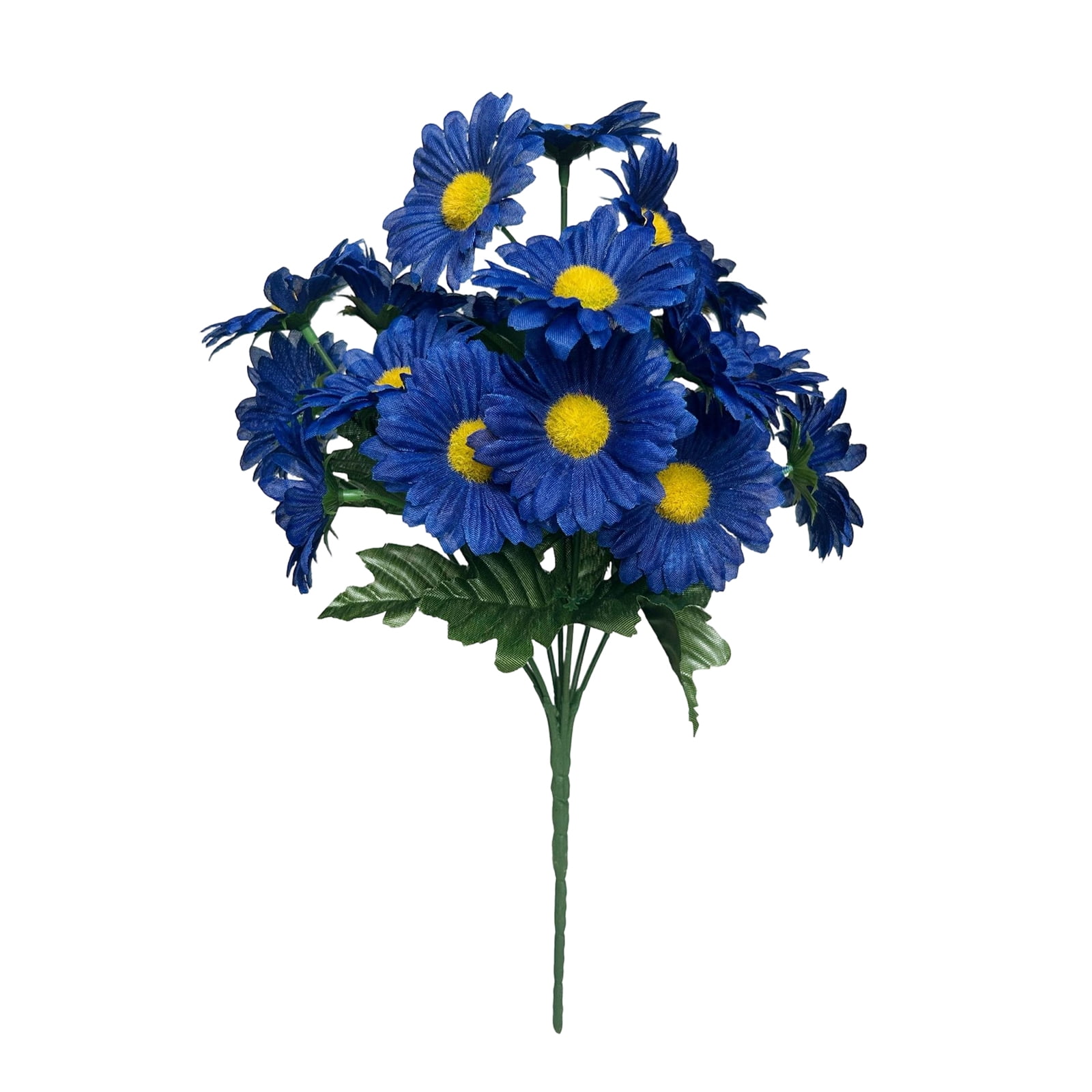 Syznb 7-Head Artificial Chrysanthemum Cosmos, Red White Blue ...