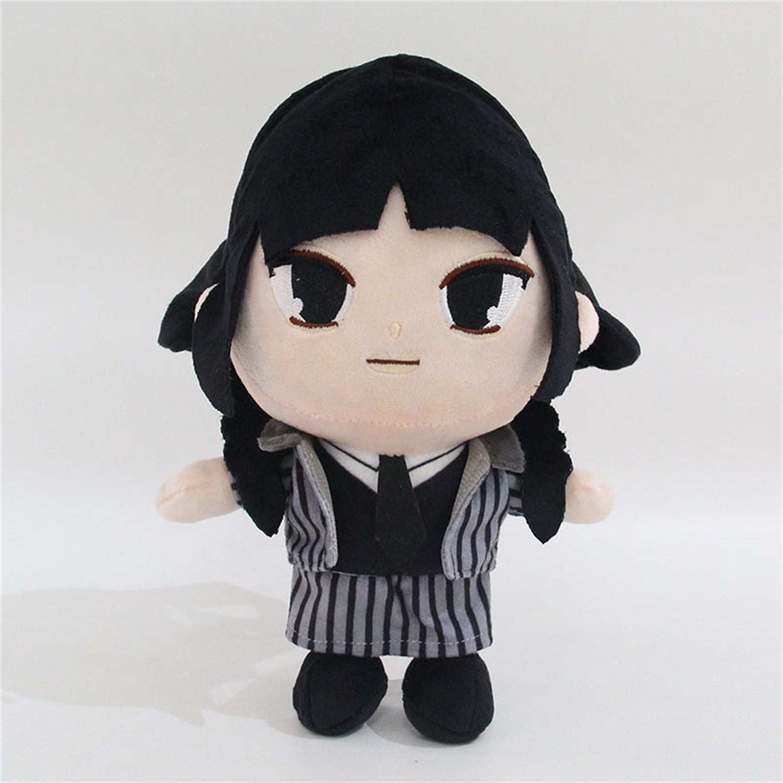 9.8" Wednesday Addams Plush Doll, Wednesday Addams Plunishes, Nevermore ...