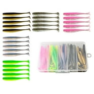 TRUSCEND Pre-rigged Fishing Jig Lures for Freshwater and Saltwater ...