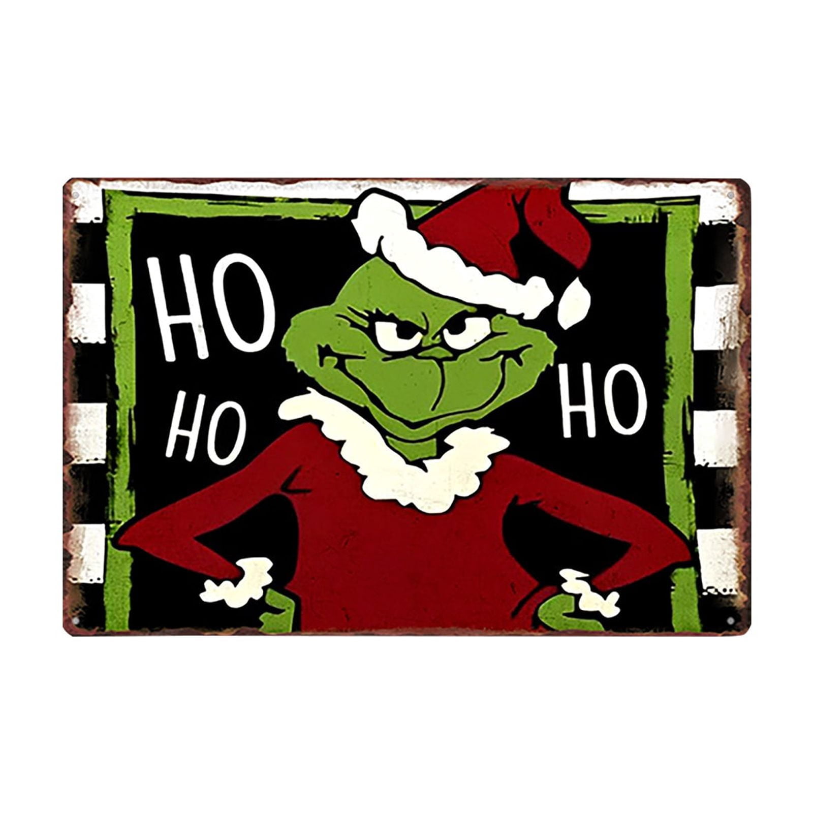 Gomind Funny Grinch Poster Vintage Tin Sign for Bar Office Home Iron ...