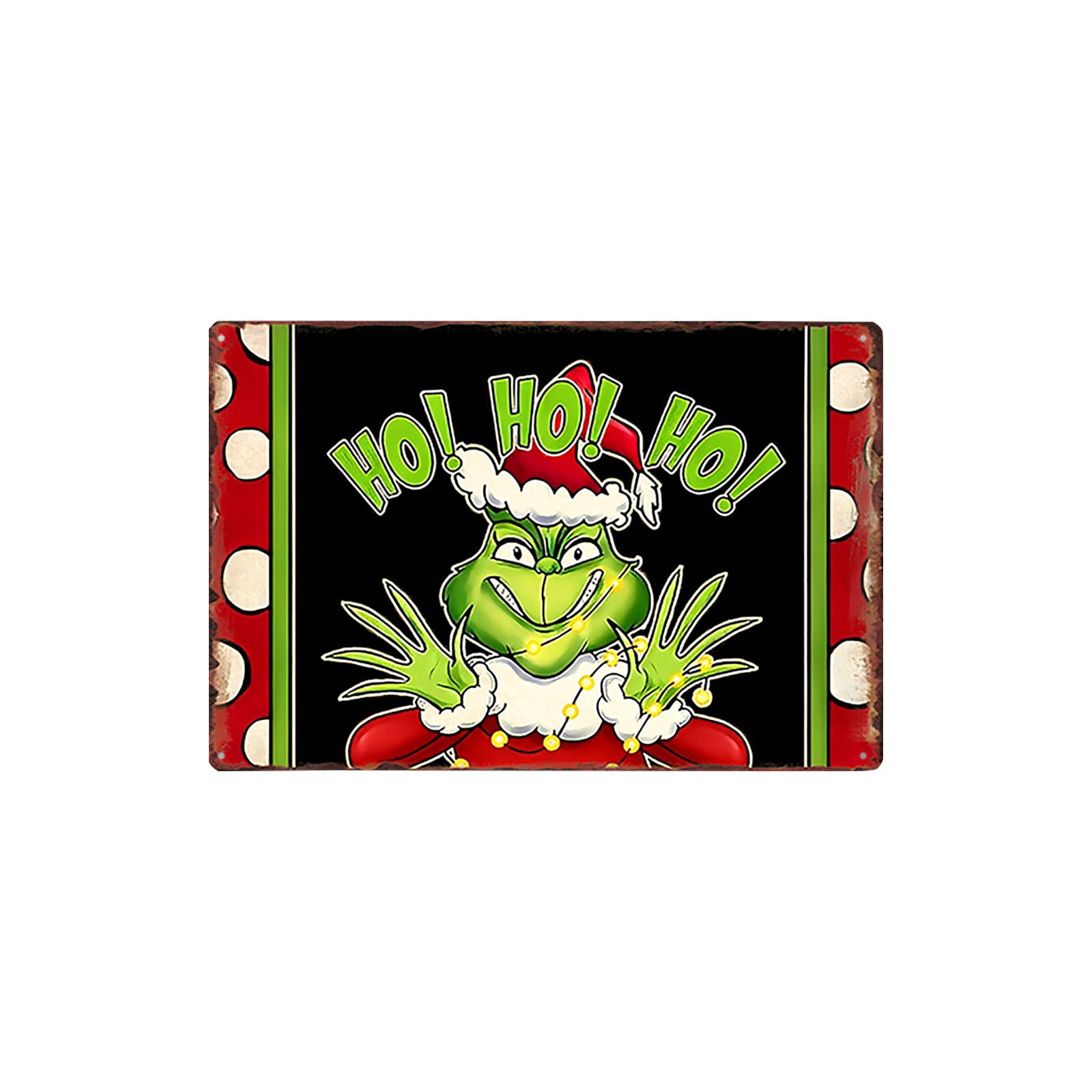 Syznb Funny Grinch Poster Vintage Tin Sign for Bar Office Home Iron ...