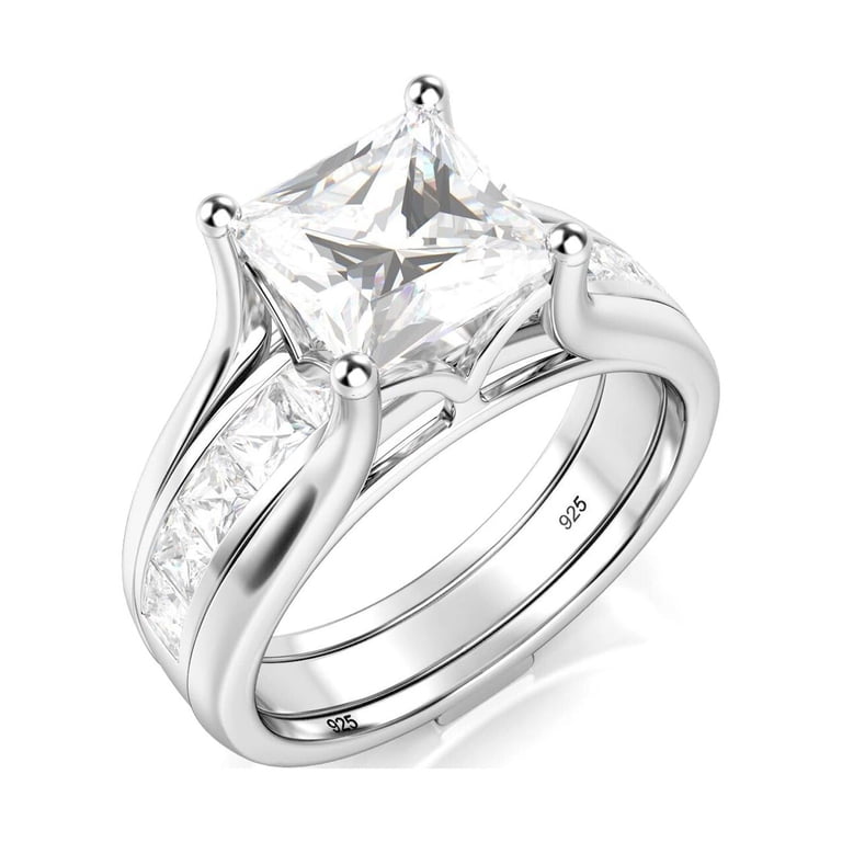 Wedding band inserts engagement ring | Honestweddingadvice.com