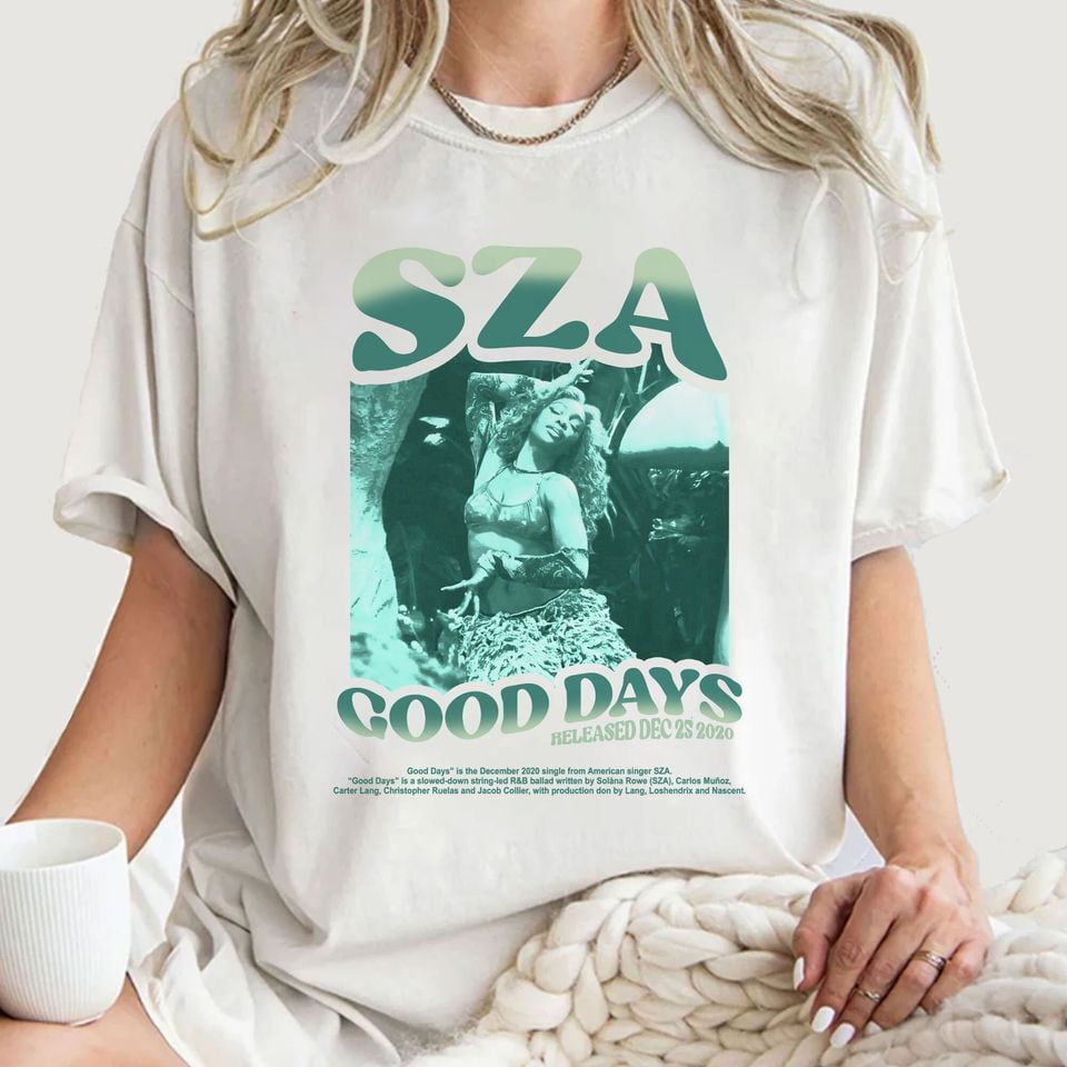Sza Good Days T-shirt Sza Lyrics Sza Tour 2024 Shirt Sza Vintage ...