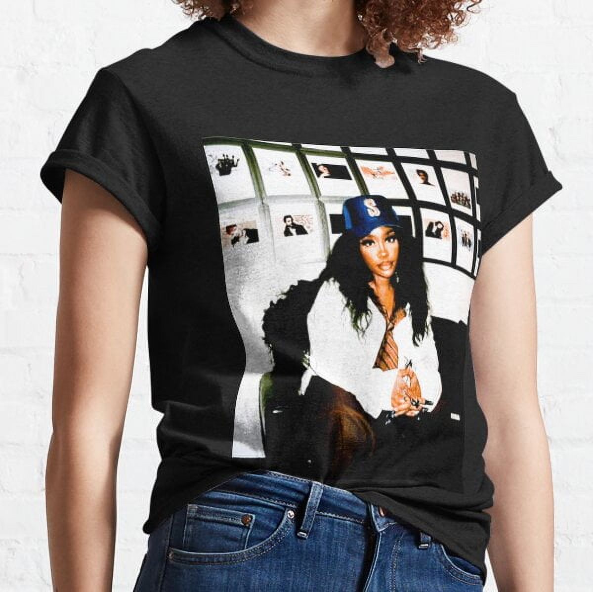 Sza New Bootleg 90s Classic T-Shirt - Walmart.com