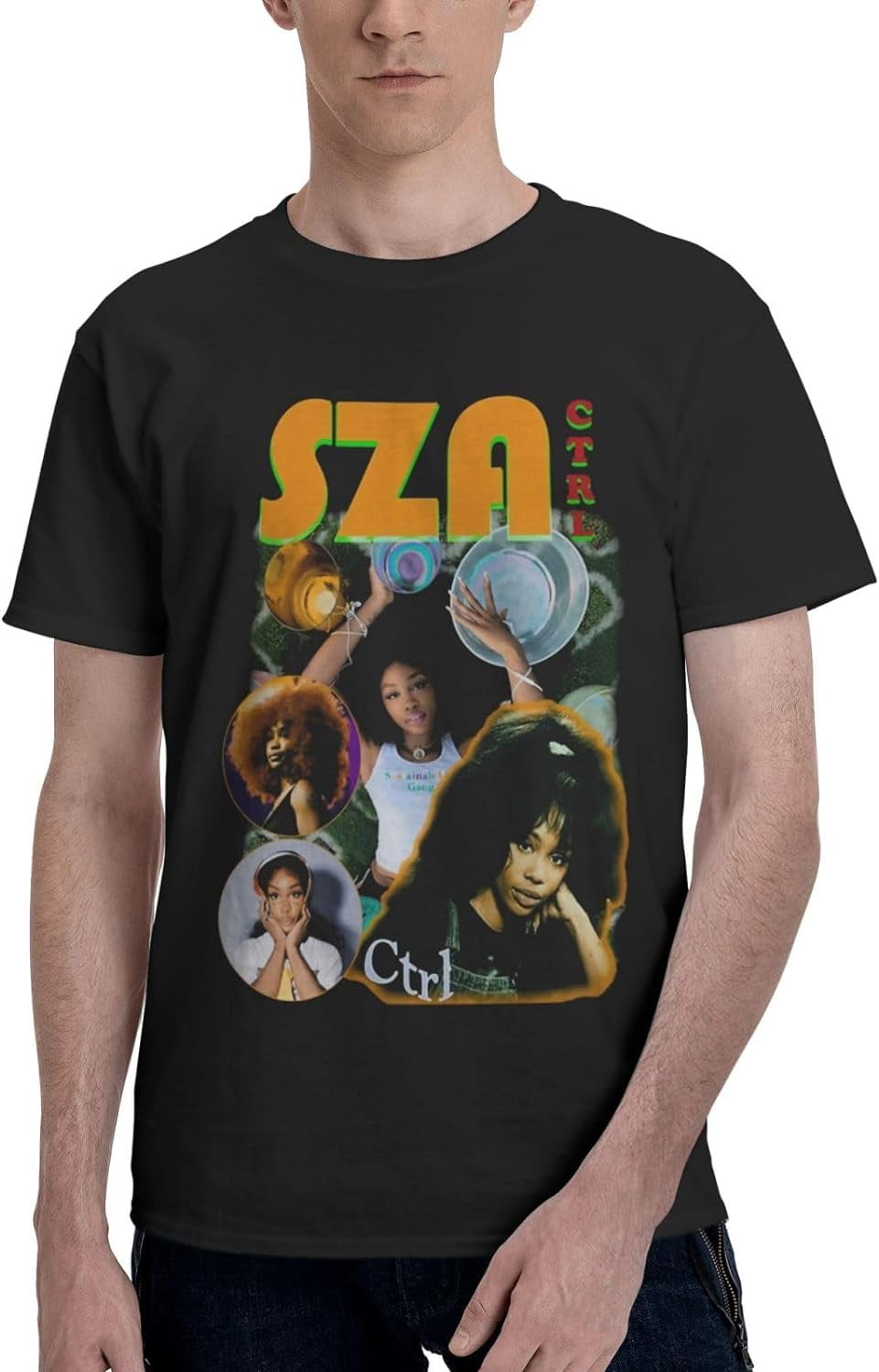 Sza Rapper Ctrl Mens Womens Hip Hop Rap Trap Rapper Streetwear Vintage ...