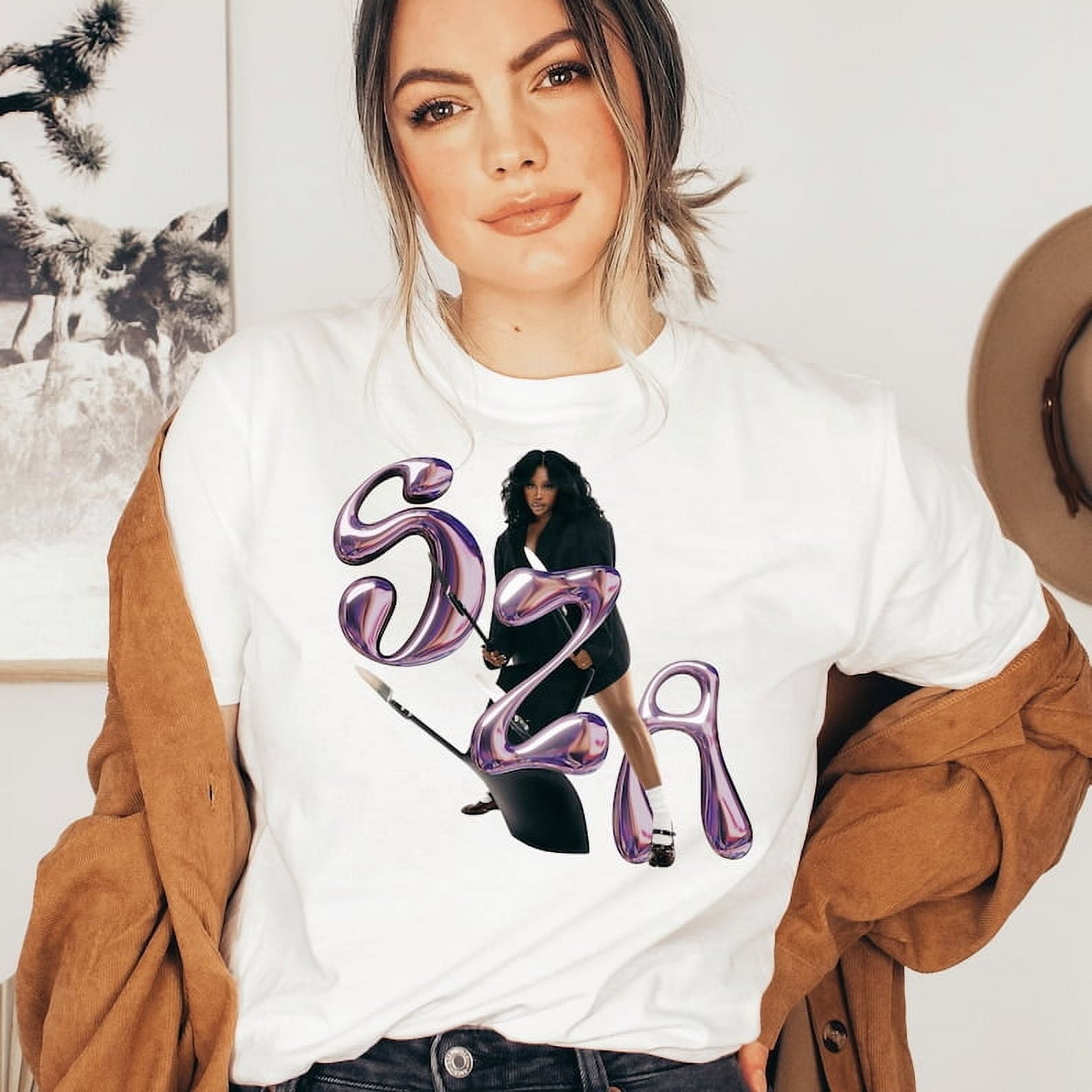 Sza Shirt, Sza Sos Tour Tshirt, Retro Sza Shirt, Sza Merch, Sza Fan ...