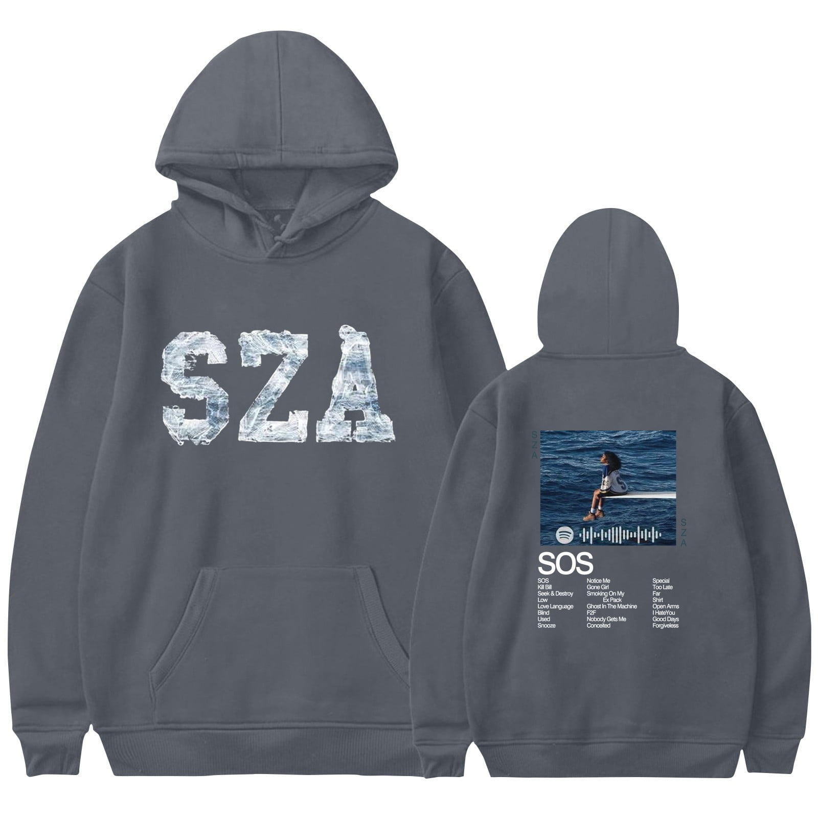 Sza Sos Hoodie Sza Sos Merch Women Men Fashion Casual Long Sleeve ...