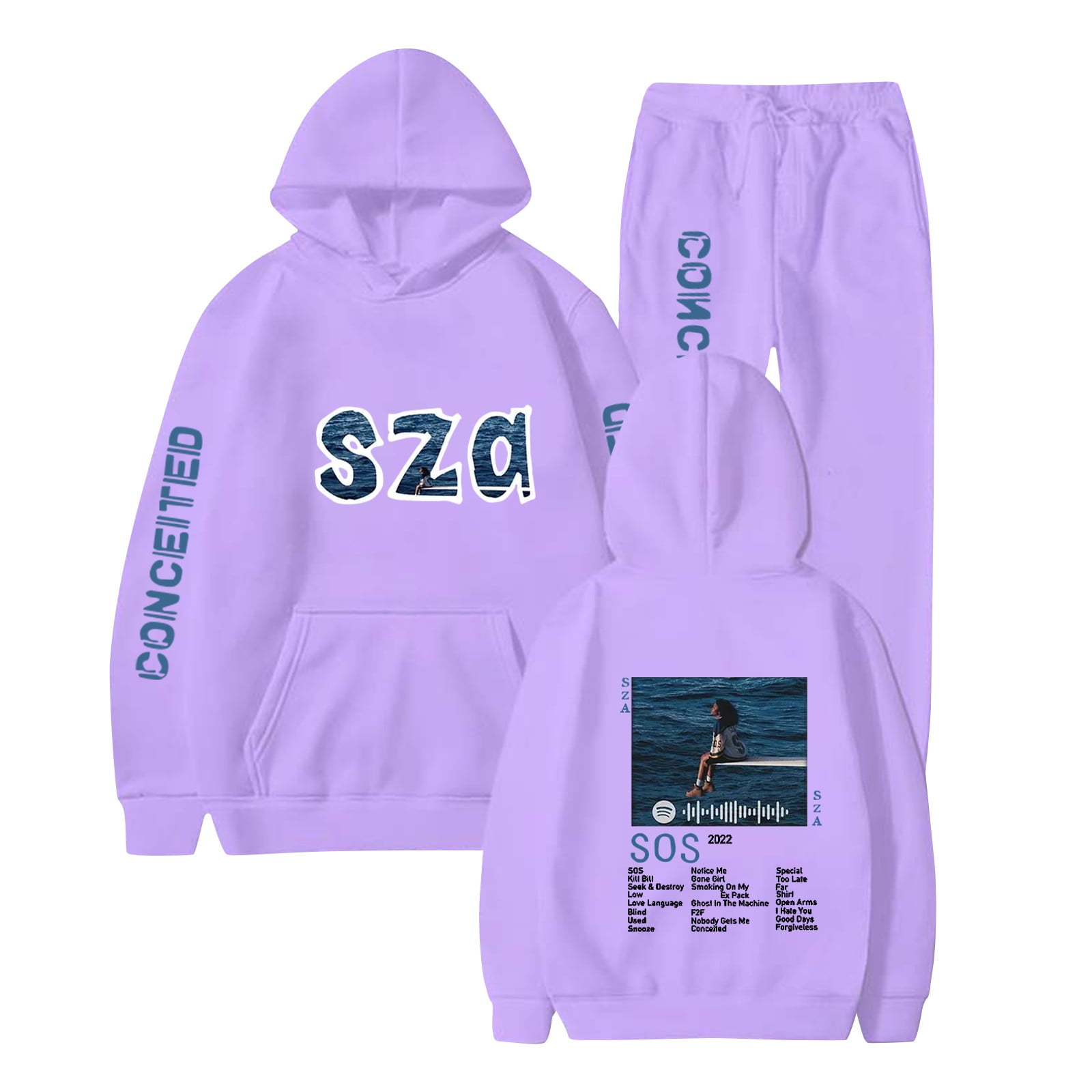 Sza Sos Hoodie Sza Sos Merch Women Men Fashion Casual Long Sleeve ...
