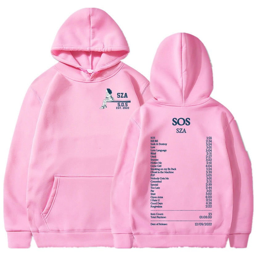 Sza Sos Hoodie Sza Sos Merch Women Men Fashion Casual Long Sleeve ...