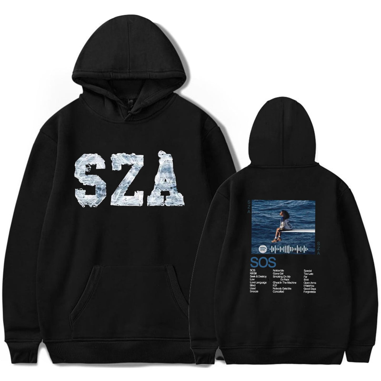 Sza Sos Long Sleeve Sweatshirts Women Men Fashion Casual Streetwear ...