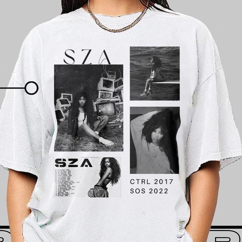 Sza T-Shirt Vintage Sza Fan Shirt Sza and Kendrick Lamar Tour Tee 2029 ...