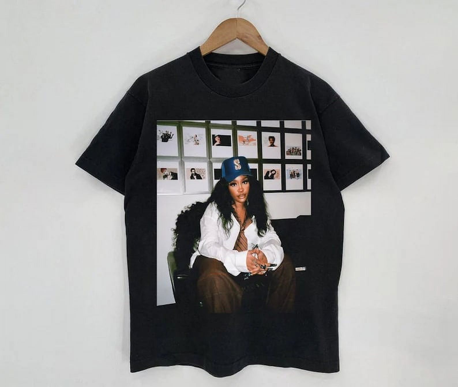 Sza Vintage Shirt, Sza New Bootleg 90s Black T-Shirt, Sza Photoshoot ...
