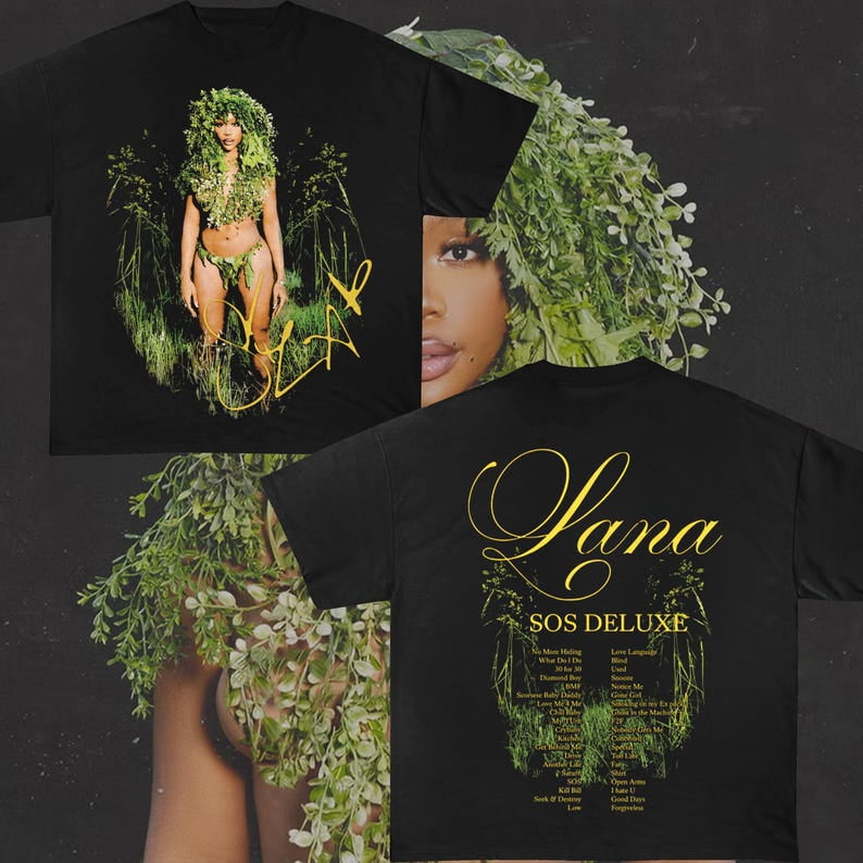 Sza Vintage Shirt, Sza New Bootleg 90s Black T-Shirt, Sza Shirt, Music ...