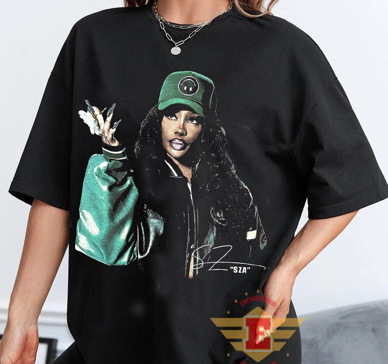 Sza Vintage Style Shirt, Sza New Bootleg 90s Black T-Shirt, Music RnB ...