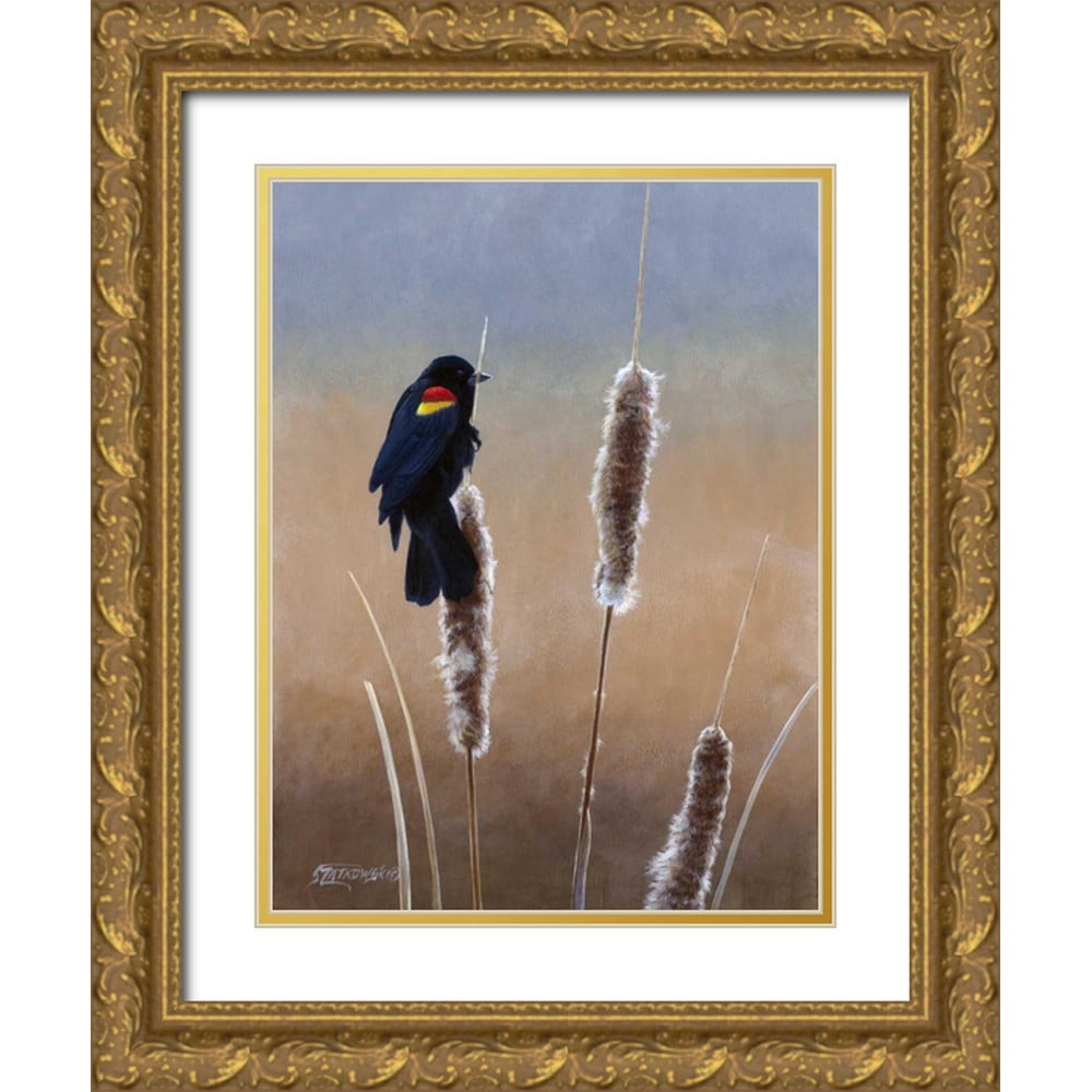 Szatkowski, Fred 19x24 Gold Ornate Wood Framed with Double Matting ...