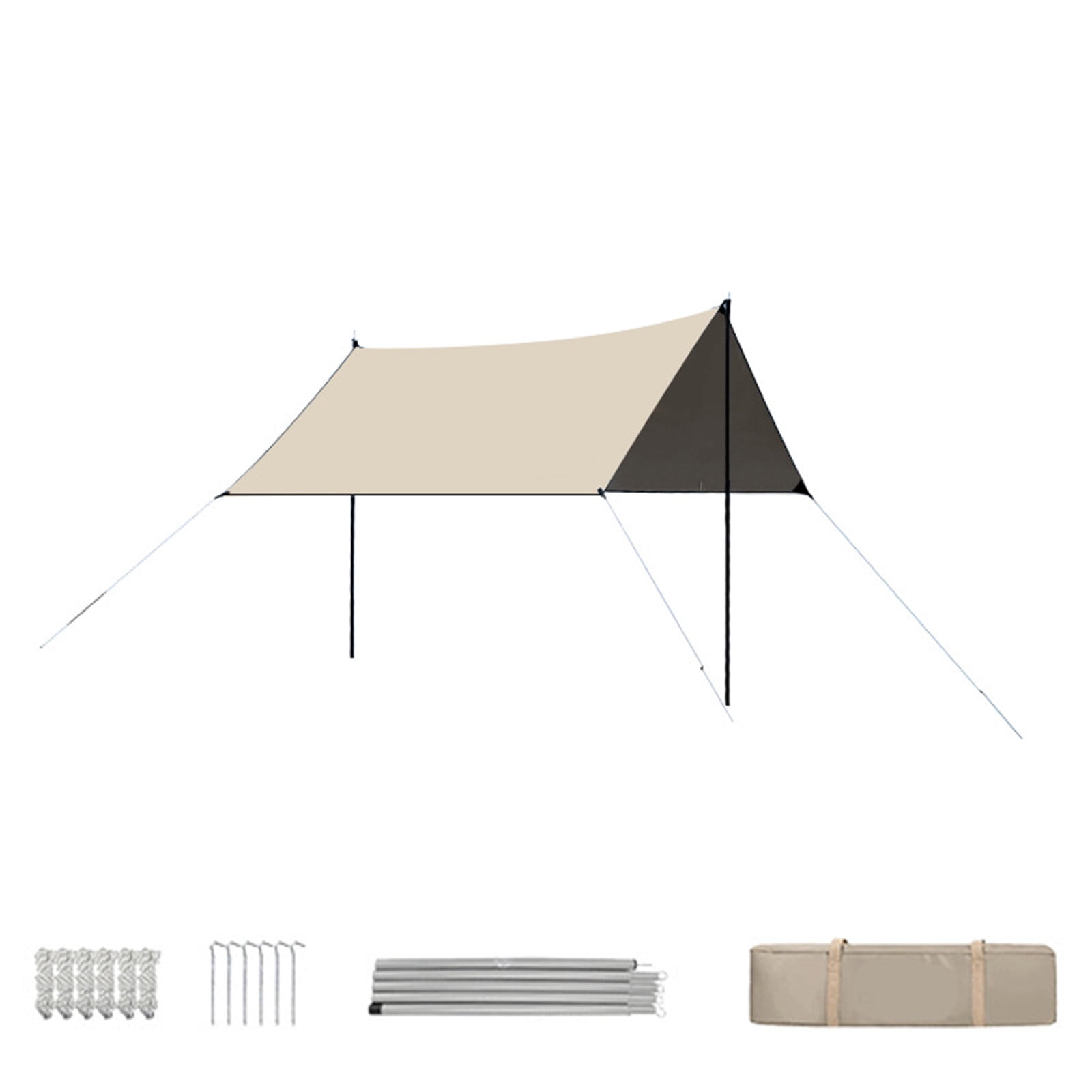 Szbaoan 118.1x59 in Beige Instant Outdoor Canopies, Rainproof - Walmart.com