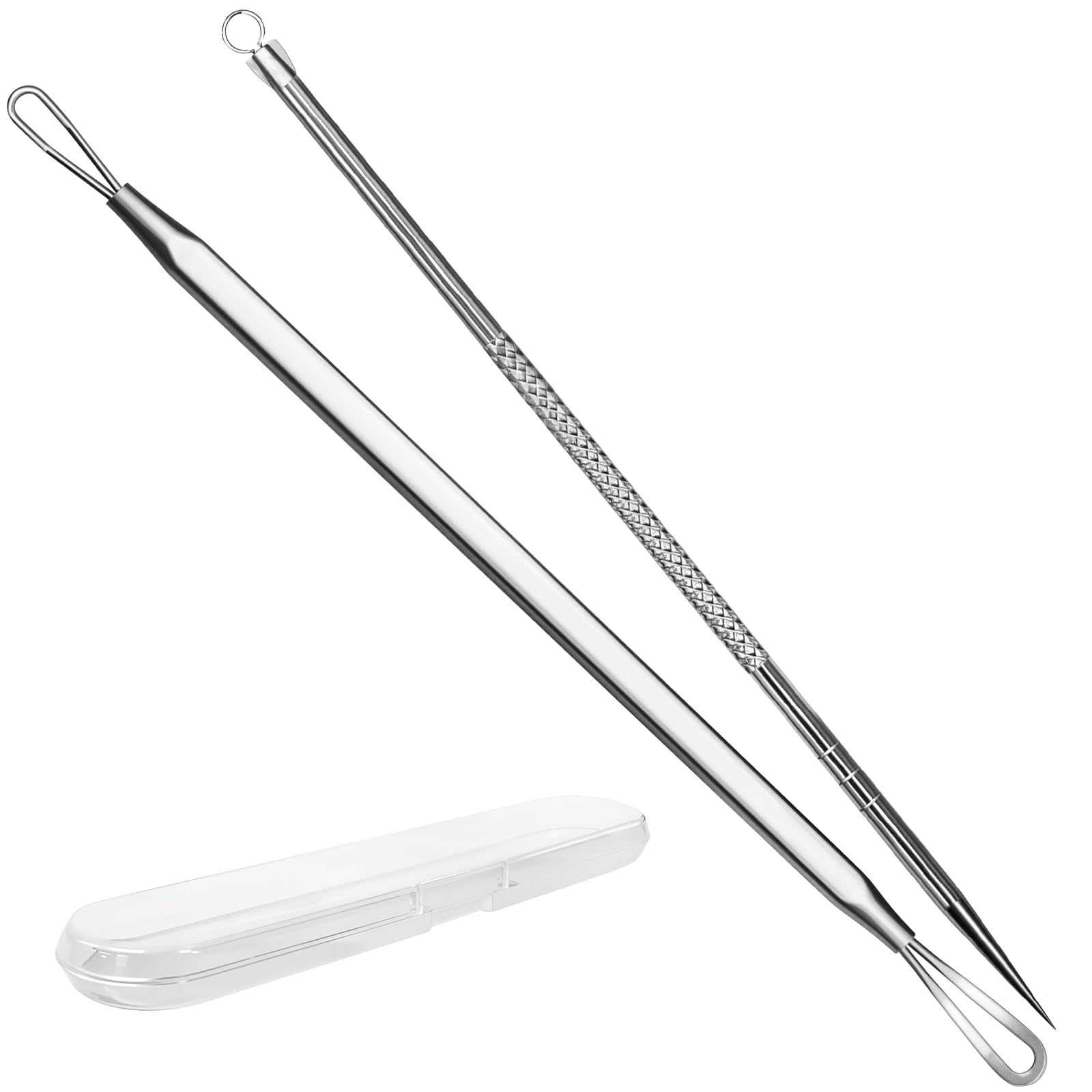 Szbin Stainless Steel Blackhead Remover, Pimple Extractor, Pimple ...