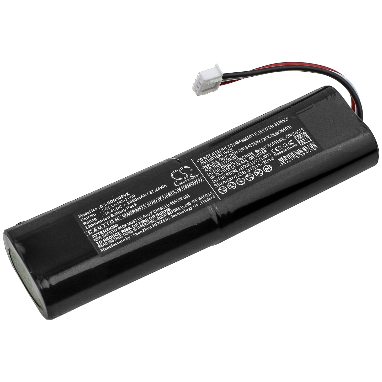 Szdcoo 10002743, S01-LI-148-2600, S11-Li-144-2600, 2600mAh Battery Replacement for Ecovacs ...