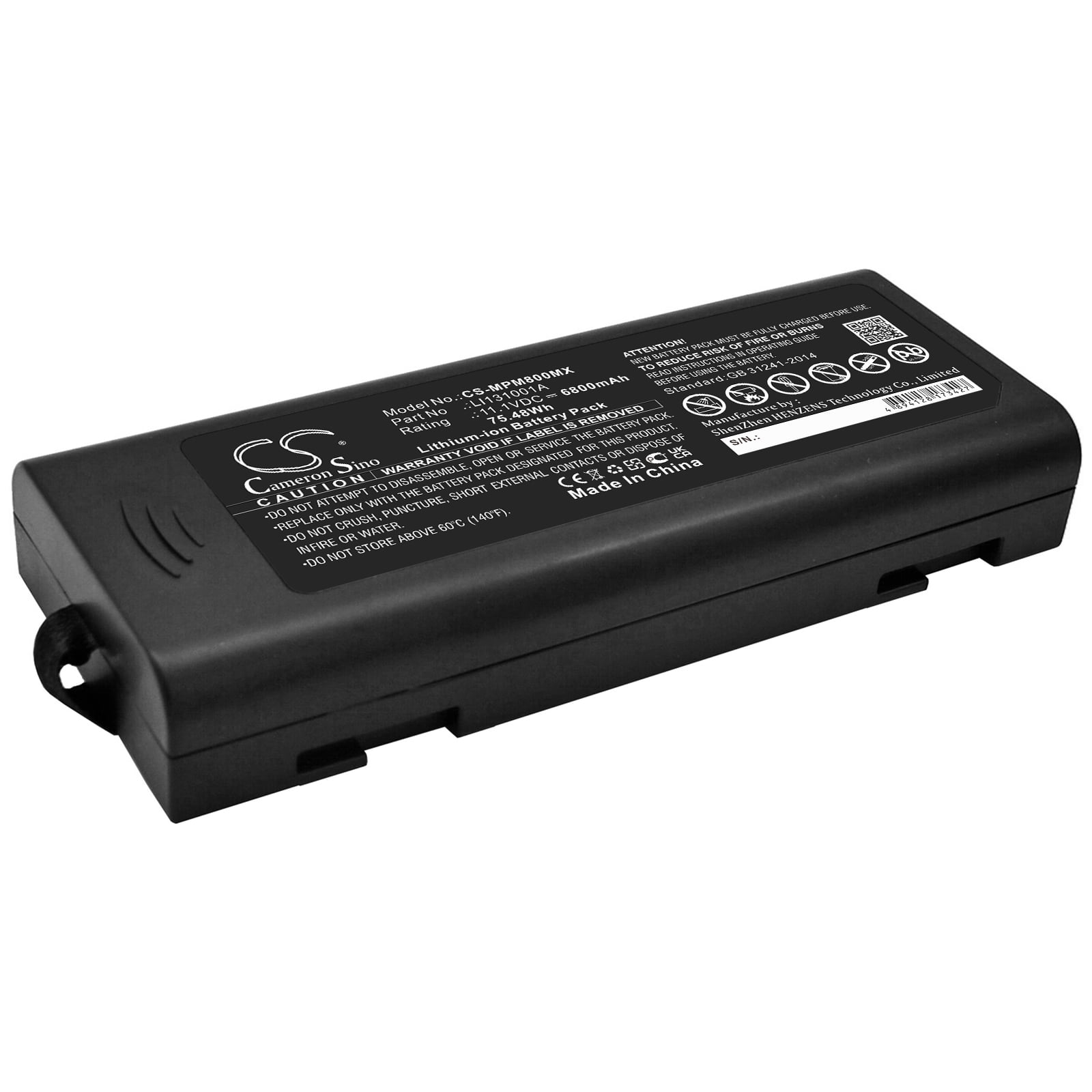 Szdcoo 115-018012-00, 115-018014-00, LI131001A, Li31001A, 6800mAh ...