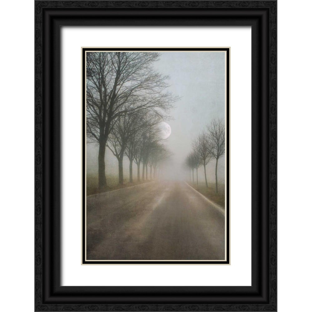 Szilagyi, Ily 17x24 Black Ornate Wood Framed with Double Matting Museum ...