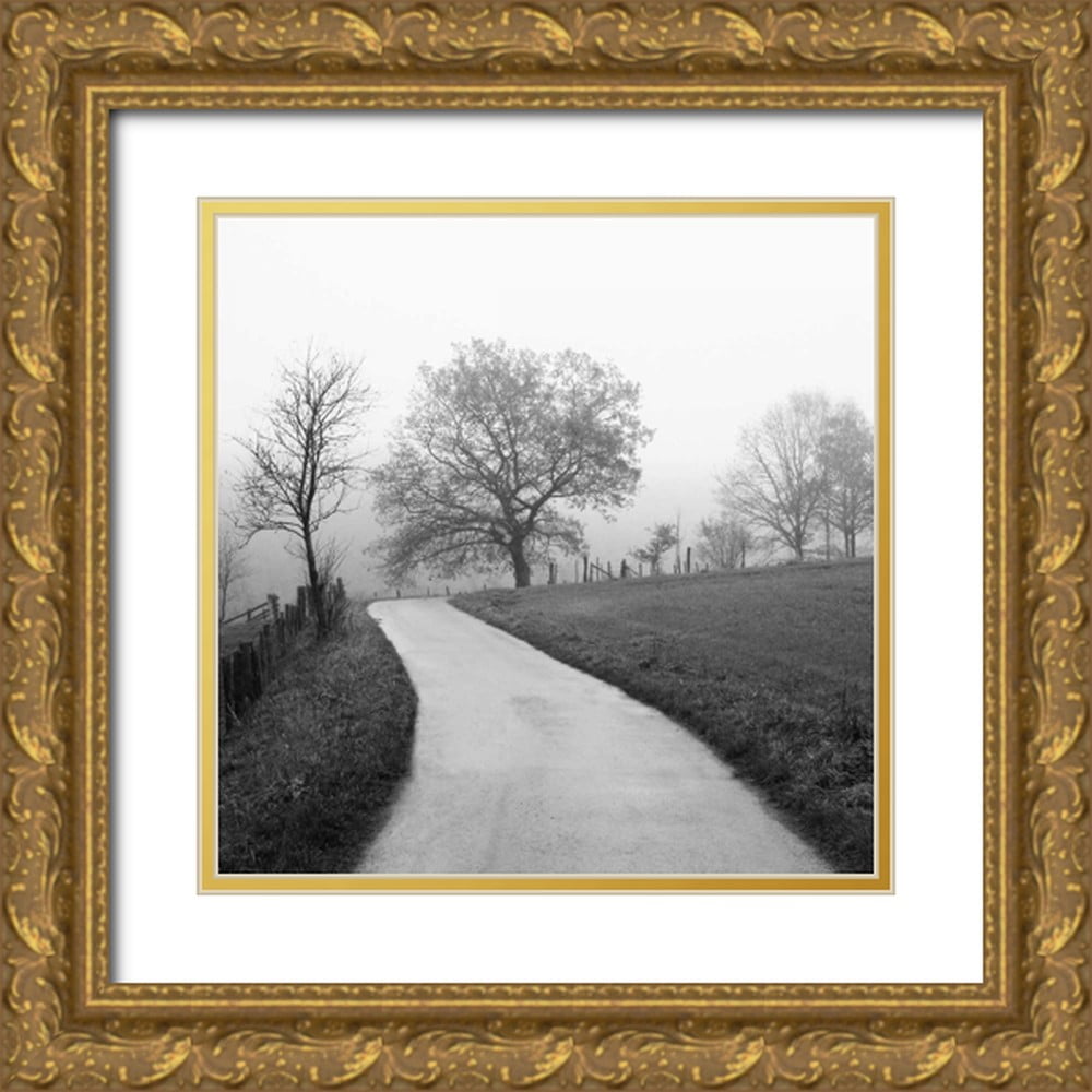 Szilagyi, Ily 26x26 Gold Ornate Wood Framed with Double Matting Museum ...