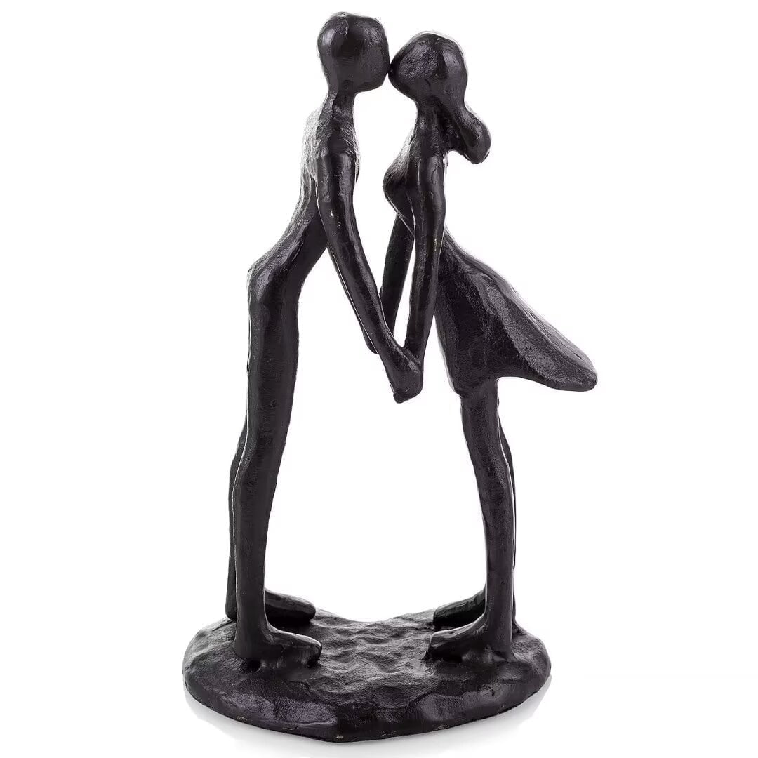 Sziqiqi Couple Sculptures Cast Iron Gift for Anniversaries Wedding ...