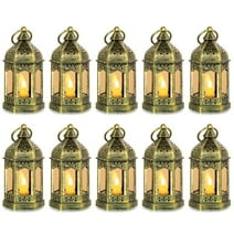 Sziqiqi Mini Lanterns Decorative for Centerpiece: 10pcs Hanging Small ...
