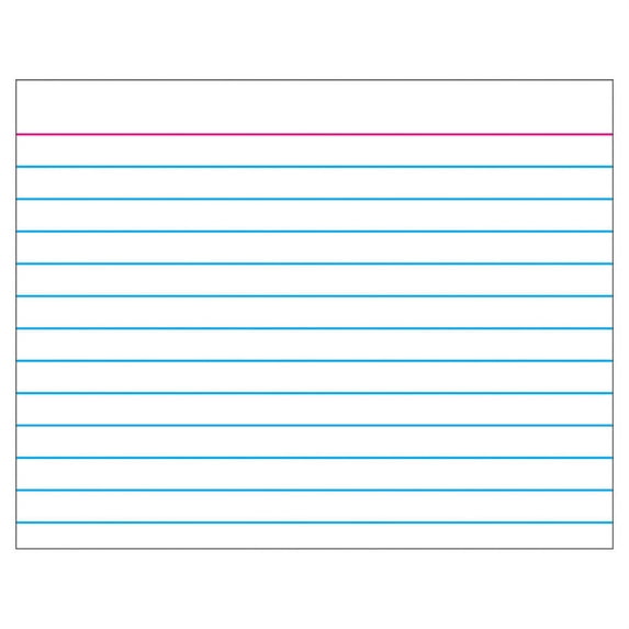 Index Card (white) Wipe-Off Chart 17x22 [T1096] - Walmart.com