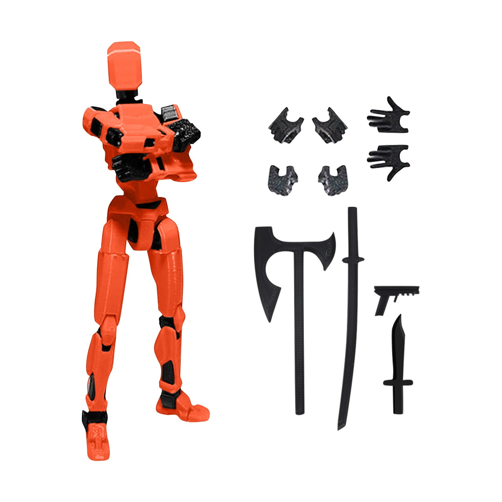 T 13 Action Figure - 3D Printed Joint Action Figure Toy Dummy Doll Diy ...