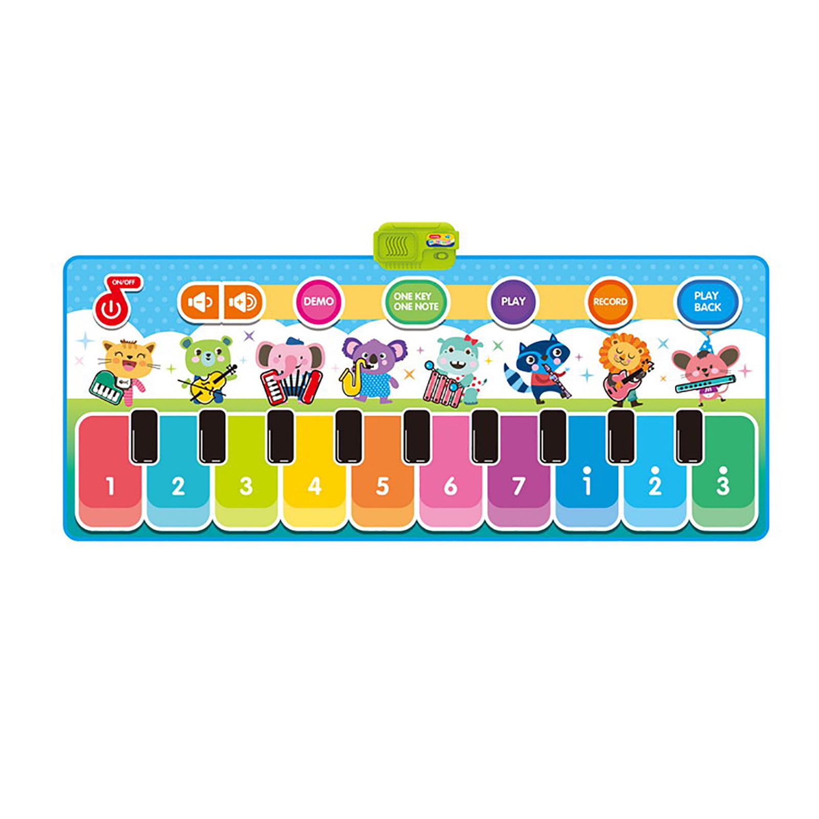 T-168 Boy Girl Childrens Piano Mat Pedal Music Dancing Carpet Multi ...