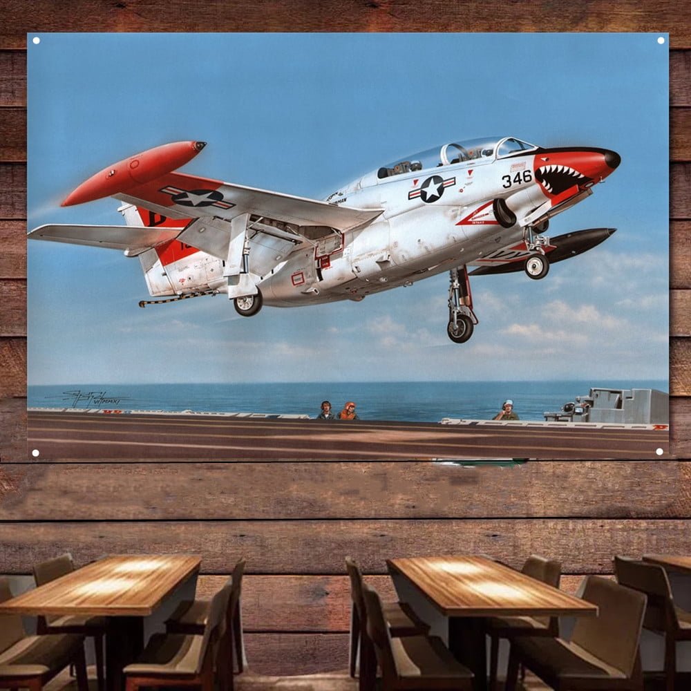 T-2 Buckeye Attack Aircraft Fighter Poster Wall Chart - HD Military Art ...