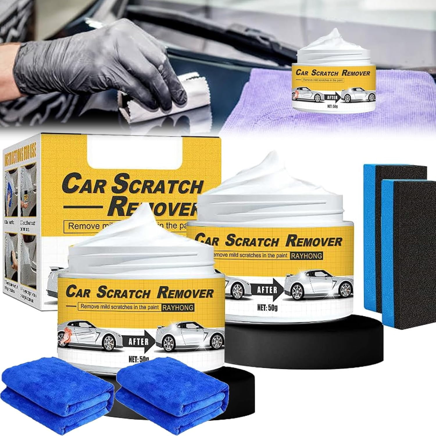 T-221A Polishing Compound & Scratch Remover with Sponge, T-221A Polish ...