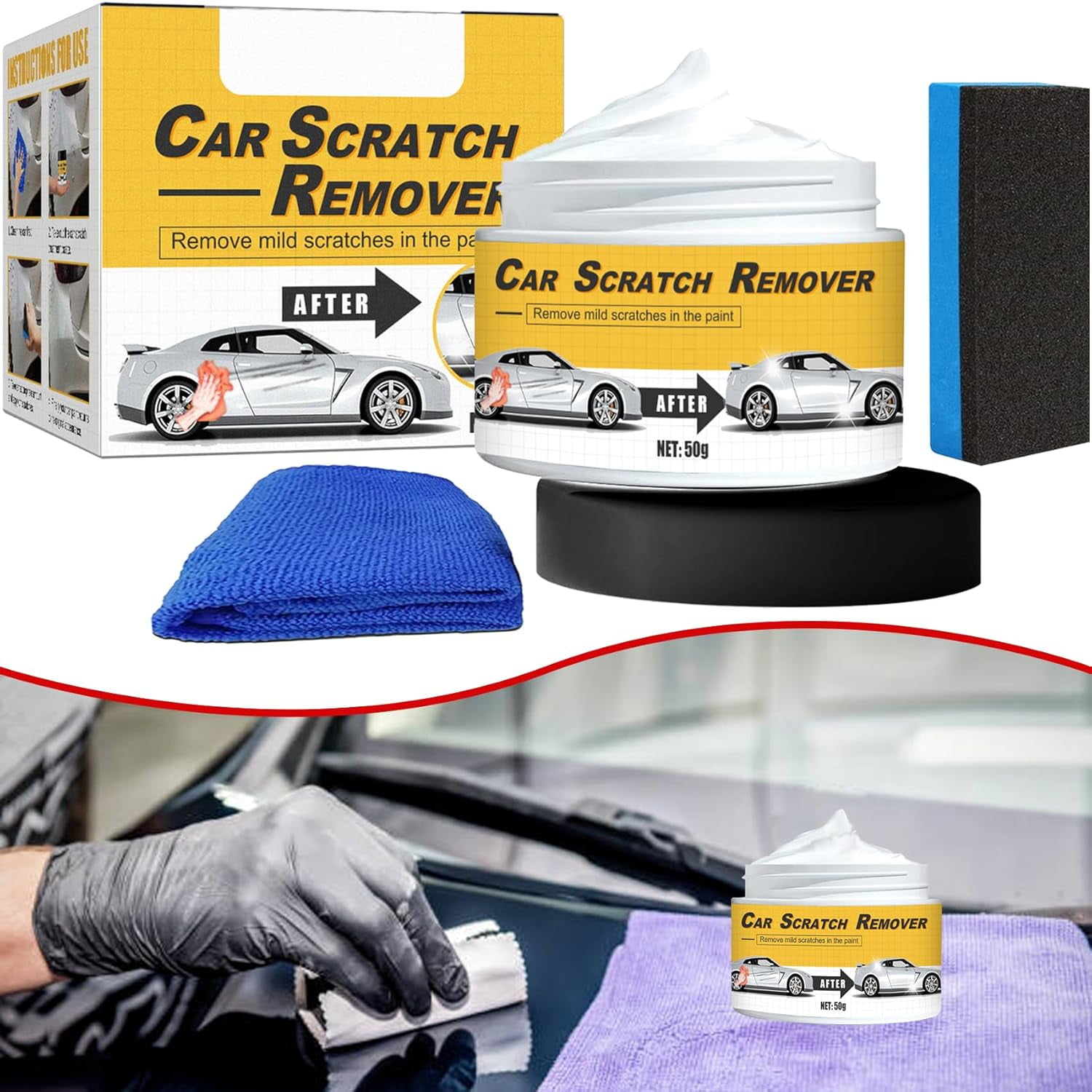 T-221A Polishing Compound & Scratch Remover with Sponge - T-221A Polish ...