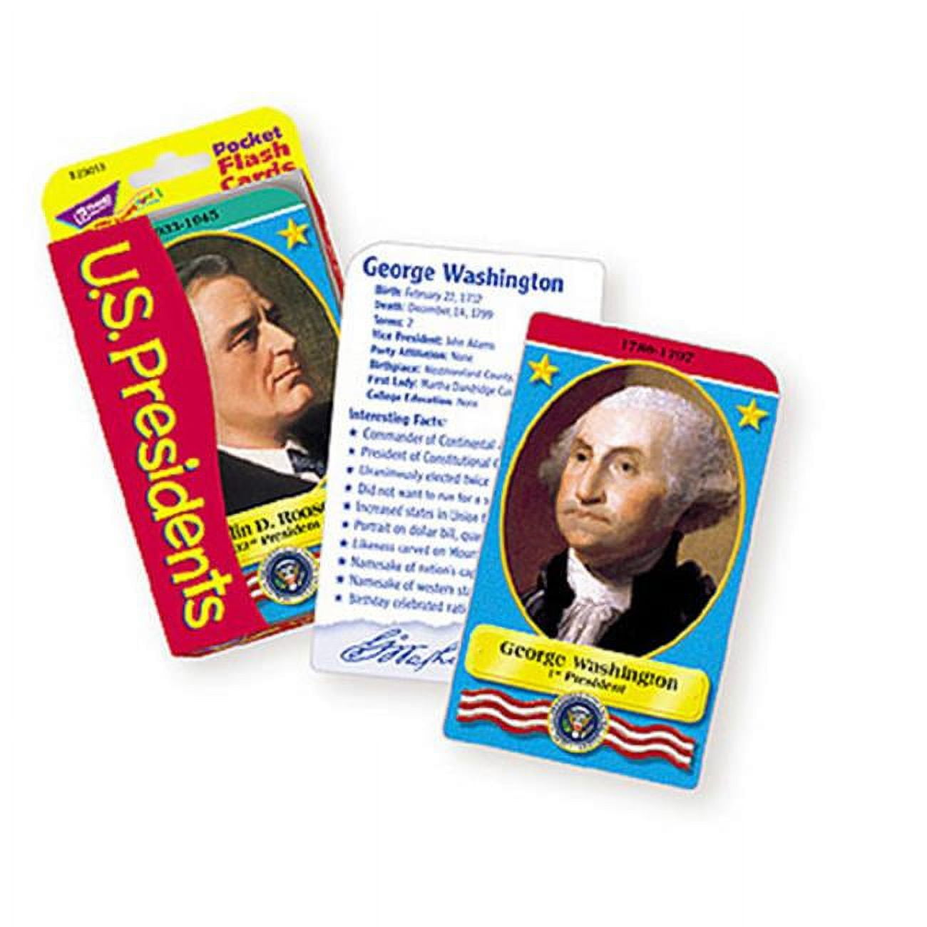 T-23013 - U.S. Presidents Pocket Flash Cards by Trend Enterprises Inc ...