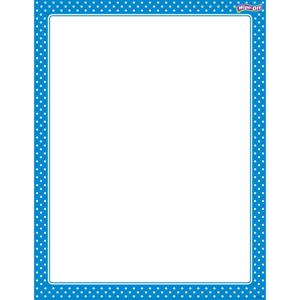 T-27332 - Polka Dots Blue Wipe-OffÂ® Chart by Trend Enterprises Inc ...