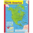 Continent of North America Learning Chart 17x22 [T38143] - Walmart.com