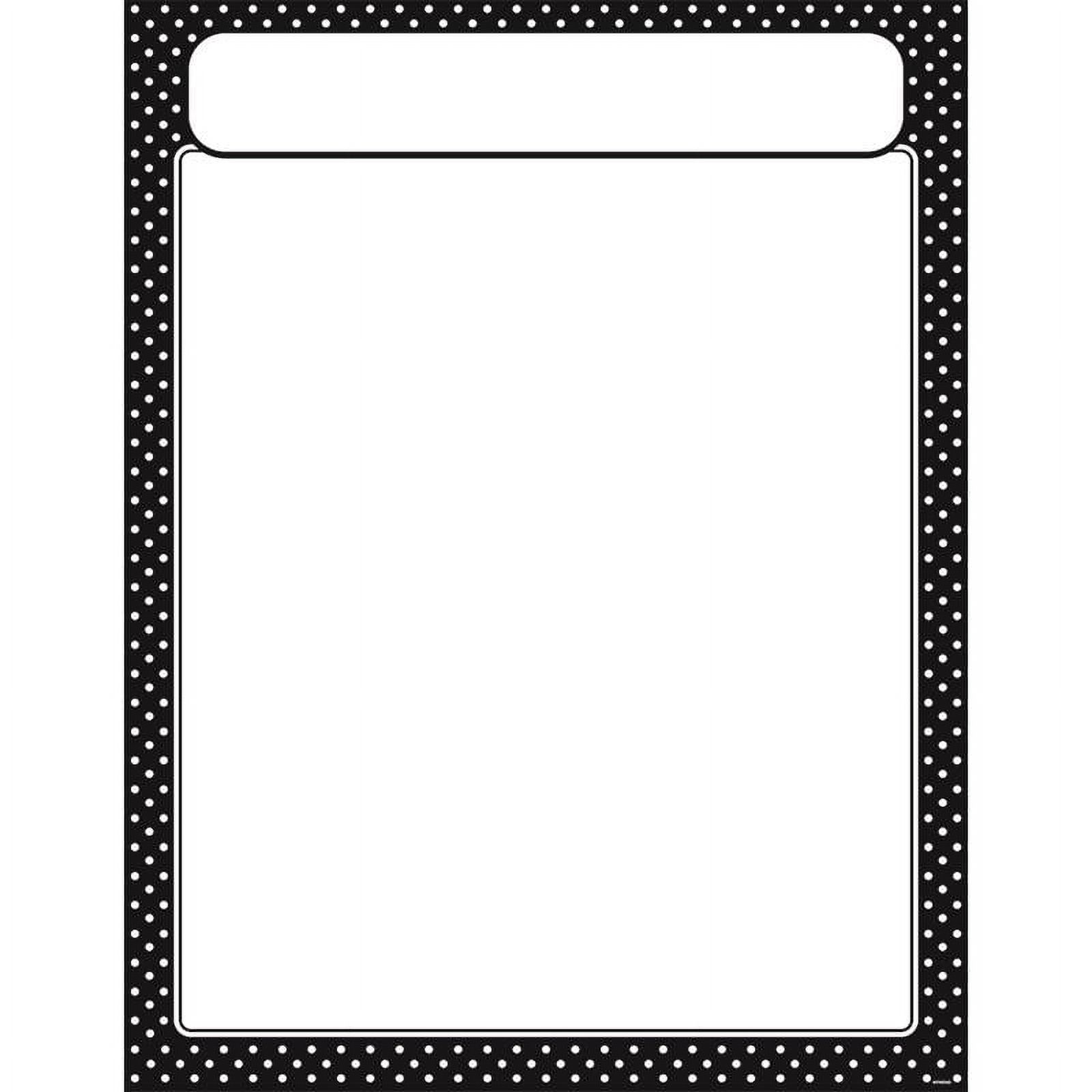 T-38616 - Polka Dots Black Learning Chart by Trend Enterprises Inc ...
