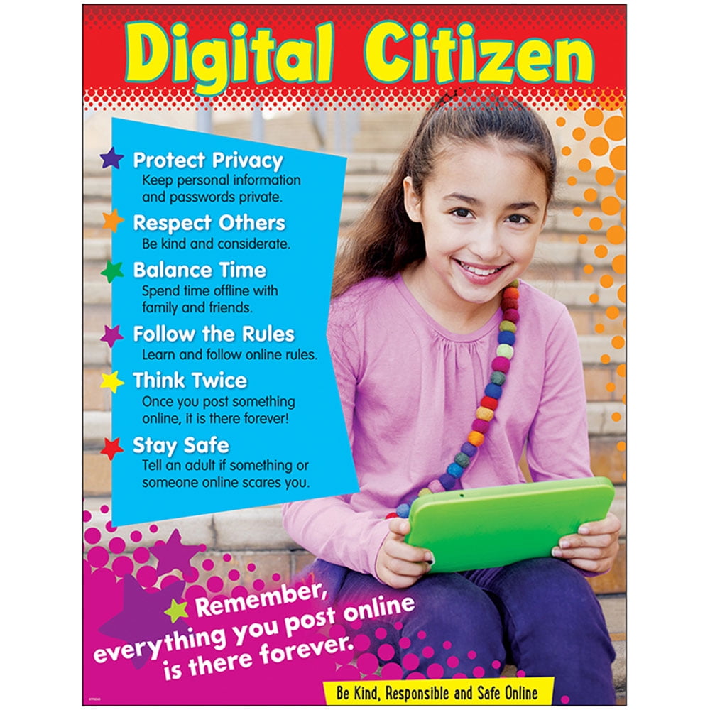 Digital Citizenship Learning Chart 17x22 [T38641] - Walmart.com