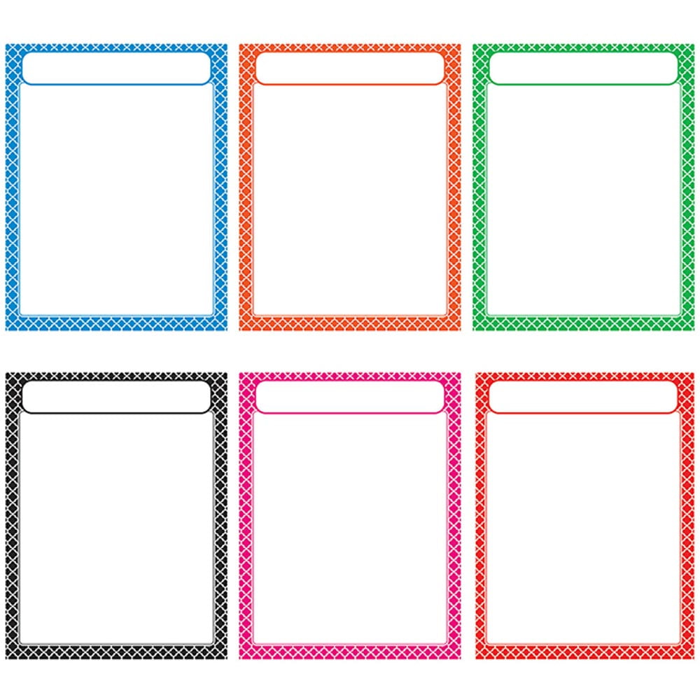 T-38983 - Moroccan Learning Charts Combo Pack by Trend Enterprises Inc ...