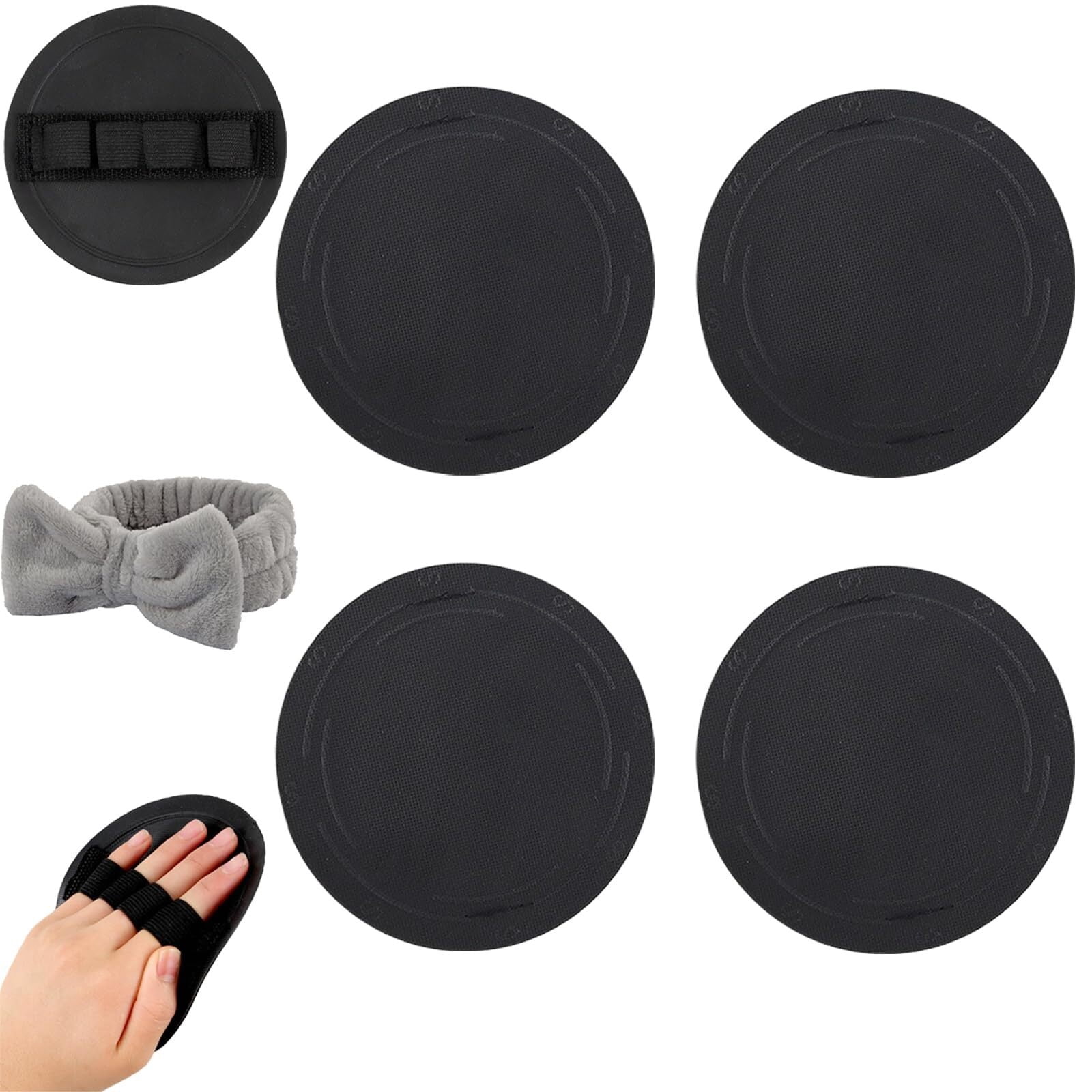 T 4 Counts Shower and Bath Tool for Massage and Removing Dead Skin, 4 ...