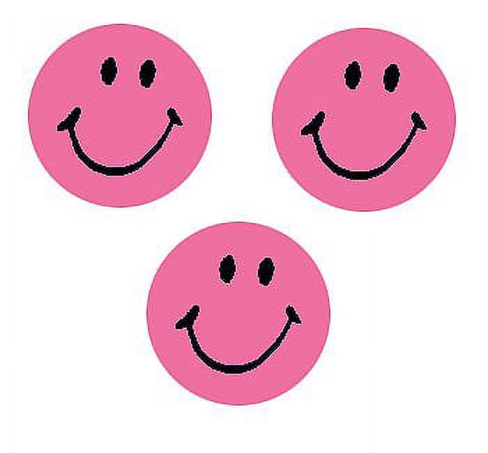 T-46141 - Neon Pink Smiles superSpotsÂ® Stickers by Trend Enterprises ...