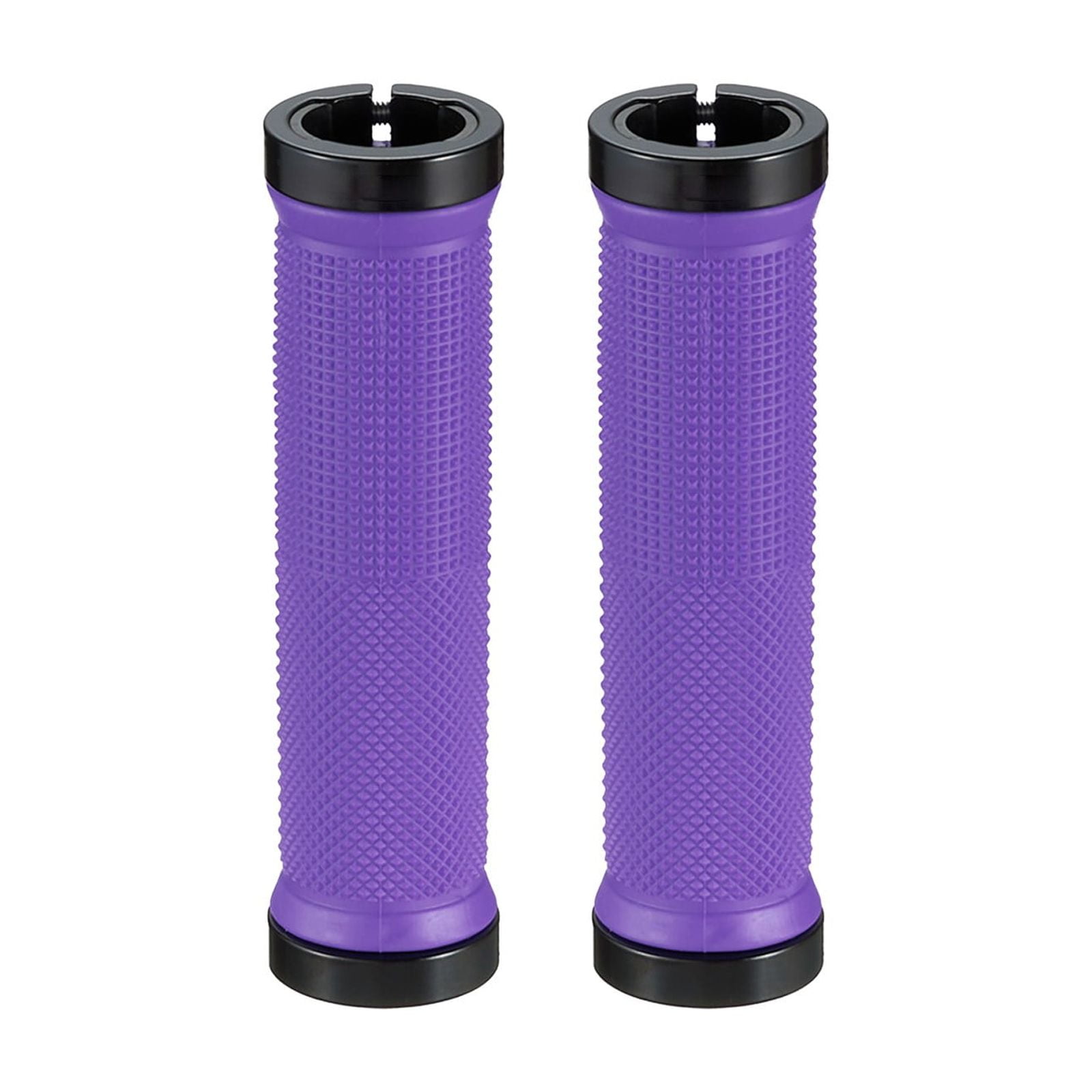 T-49 Purple Universal 22.2Mm Bicycle Handle Cover Rubber Ergonomic Grip ...