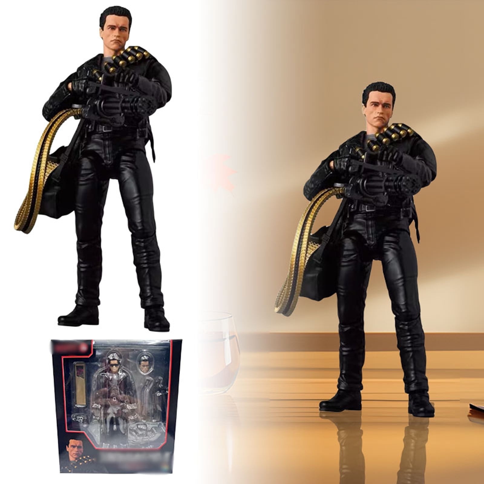 T-800 Character Figurine Moive The Terminator 2 Judgment Day Peripheral ...