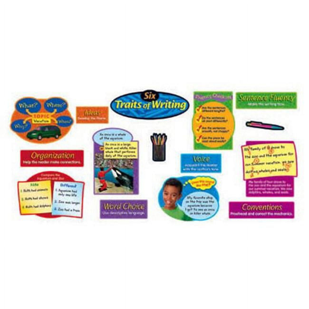 T-8139 - Six Traits of Writing Bulletin Board Set by Trend Enterprises ...