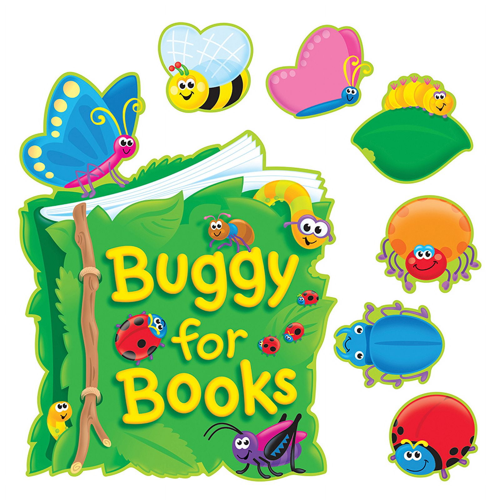 T-8155 - Buggy for Books Bulletin Board Set by Trend Enterprises Inc ...