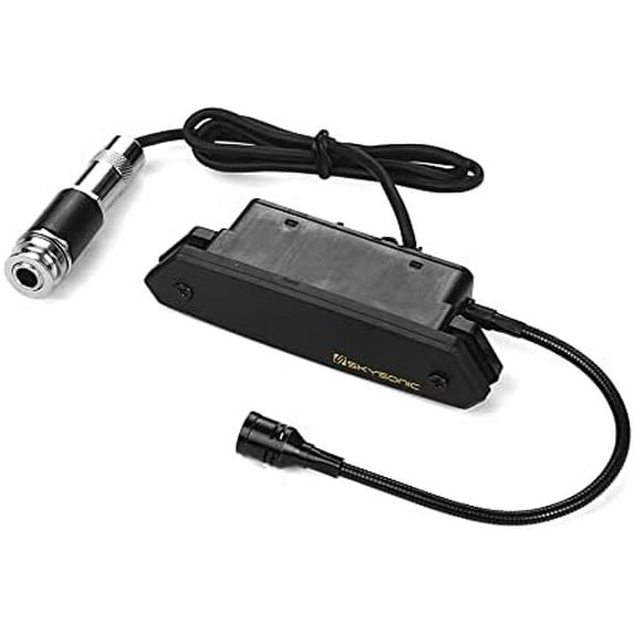T-902 Acoustic Guitar Active Soundhole Pickup Magnetic + Microphone ...