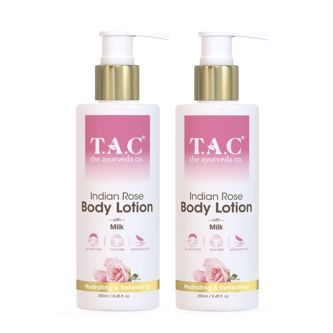 T.A.C - The Ayurveda Co. Indian Rose Body Lotion for Dry Skin for ...