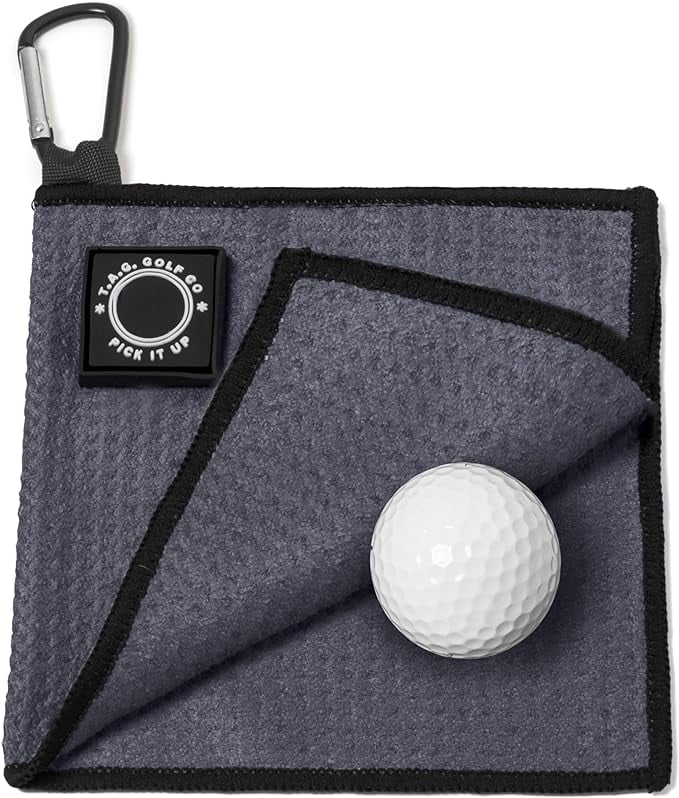 T.A.G. Golf Towel Sidekick Charcoal - Walmart.com
